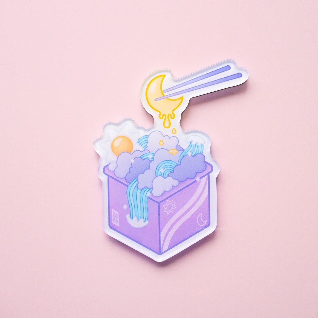 Ramen Magnet | Noodles Illustration, Fridge Decor, Kawaii Japan Snack ...
