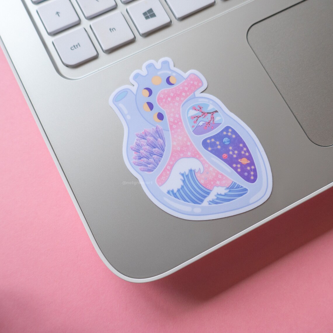 Aesthetic Organs Sticker Set Heart Brain Lungs Anatomy | Etsy