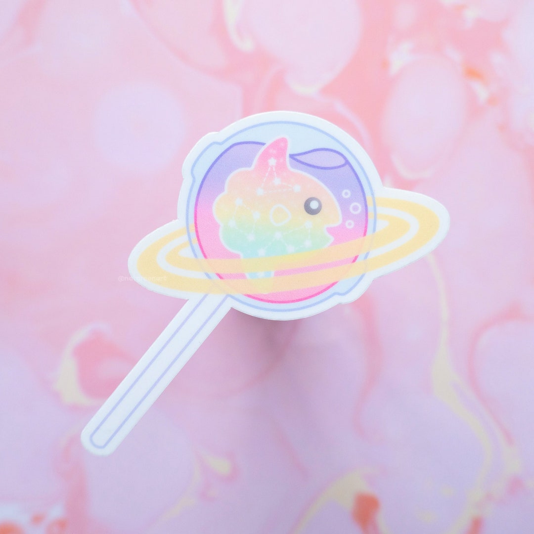 Lollipop Sticker | Sunfish Sticker, Cute Fish Decor, Planet Accessories ...