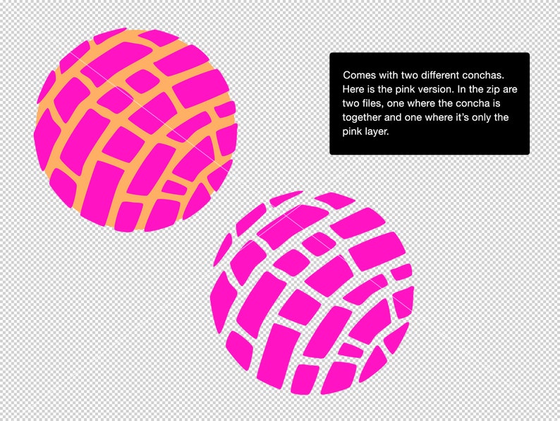 Concha Pan Svg Png Eps Dxf - Mexican Sweet Bread Clipart - Etsy