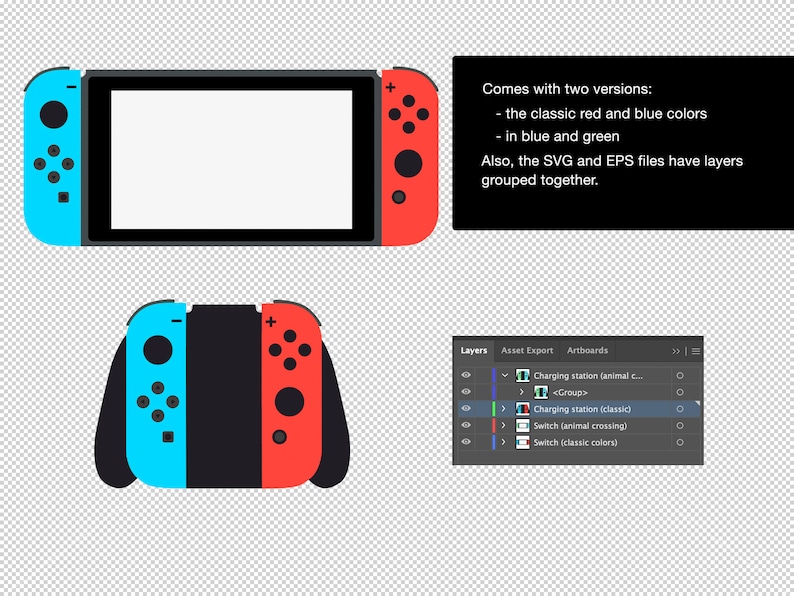 Switch Controller Svg Png Eps Dxf - Etsy