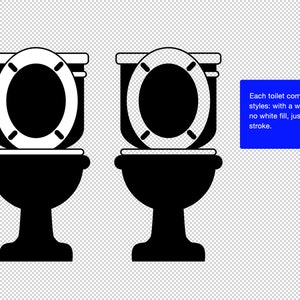 Toilet Svg Png Eps Dxf - Etsy