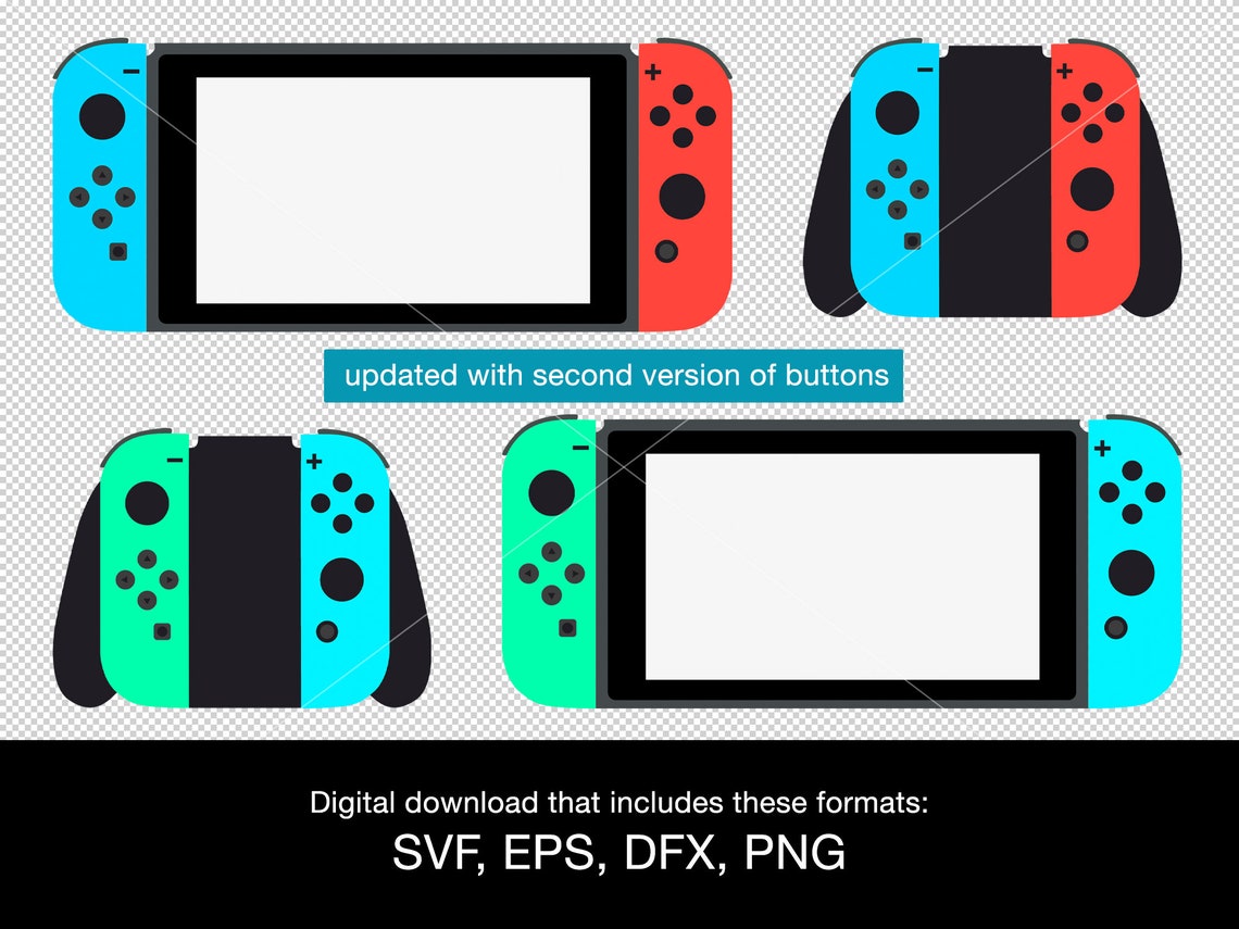 Switch Controller Svg Png Eps Dxf - Etsy