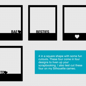 Photo Frames Svg - Etsy