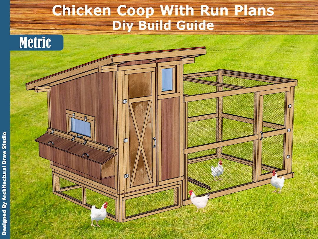Diy Chicken Coop Building Plans Diy Build Guide Step By Step Instructions Simple Chicken Coop