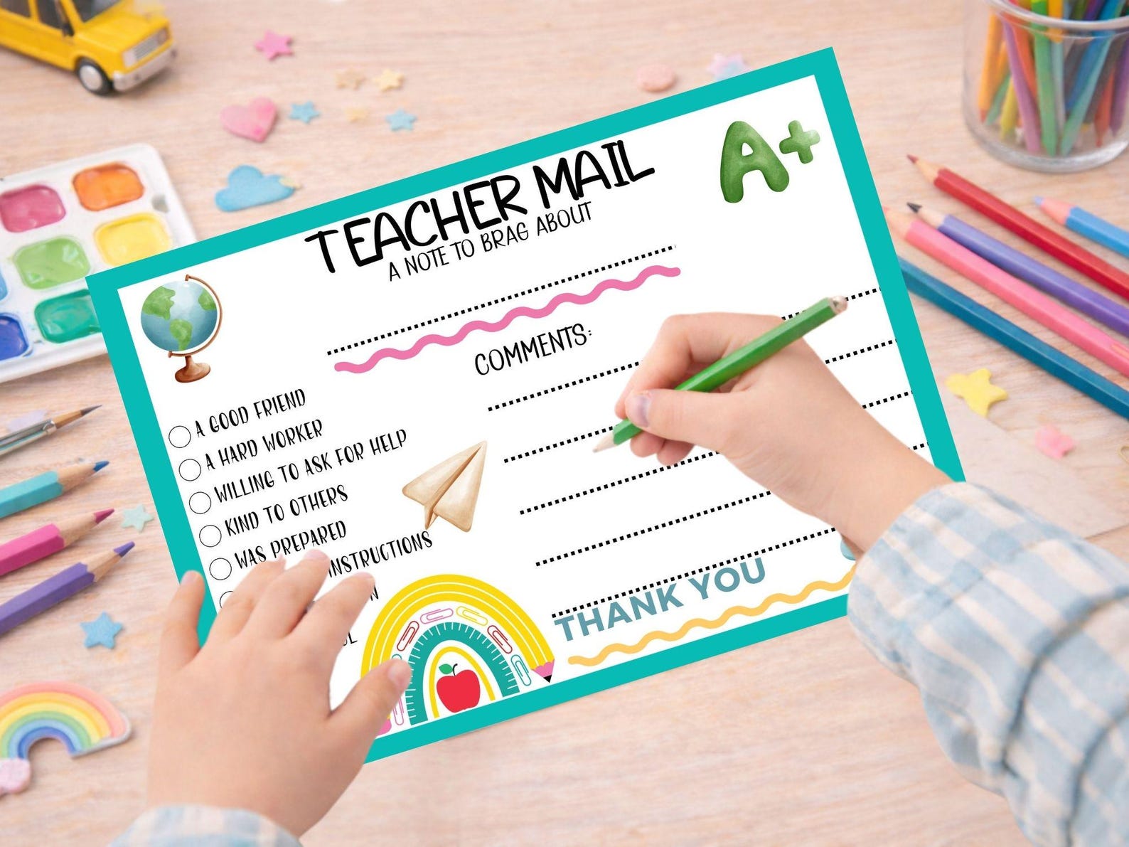 Teacher Brag Notes Printable | Teacher Mail Happy Mail | Positive ...