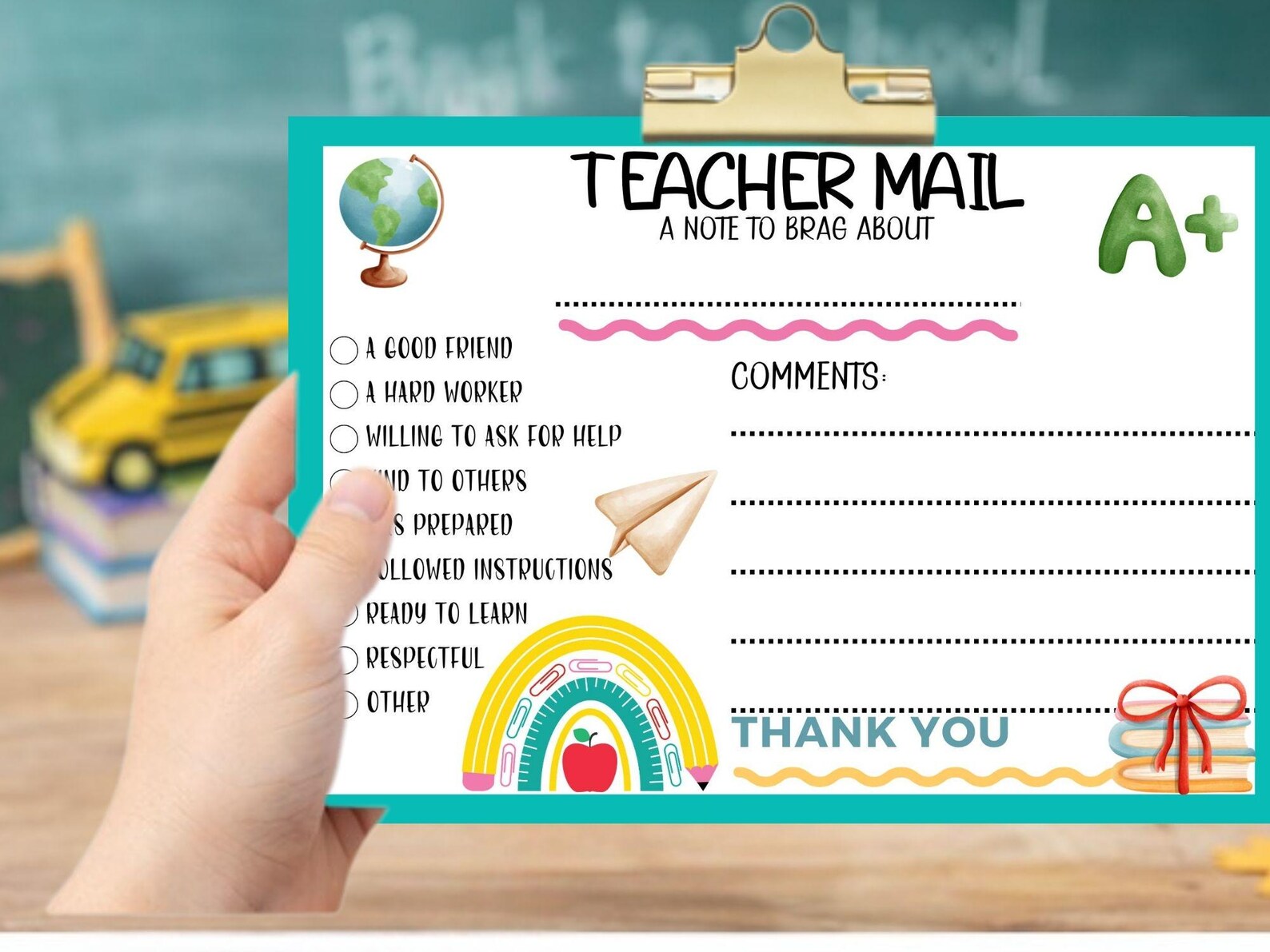 Teacher Brag Notes Printable | Teacher Mail Happy Mail | Positive ...