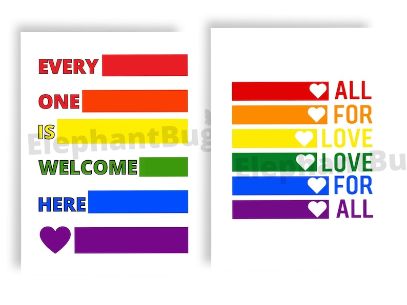 LGBTQ Wall Art, Pride Flags, Lgbt Gifts, Lesbian Pride, LGBT Flag ...