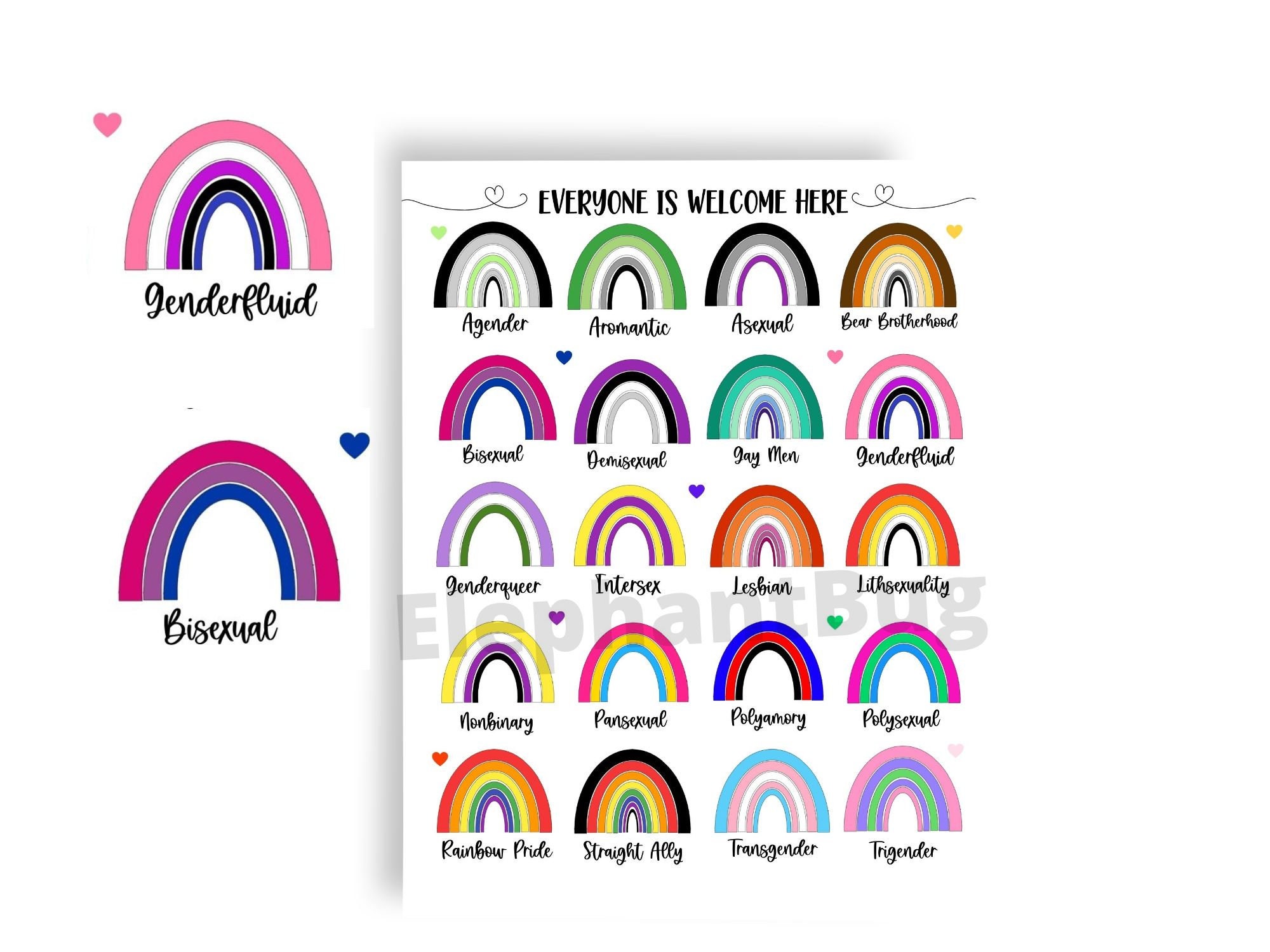 LGBTQ Wall Art, Pride Flags, Lgbt Gifts, Lesbian Pride, LGBT Flag ...
