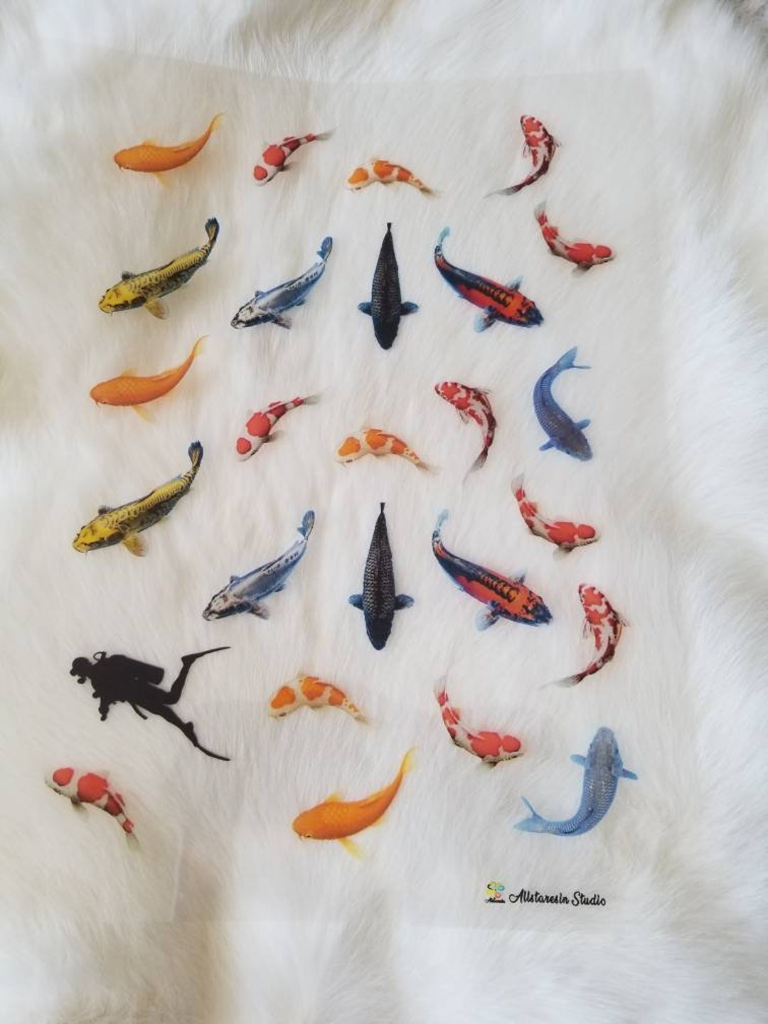 3D Fish (30MM) Clear Transparent Film,goldfish and Fishman, Film 4 UV ...