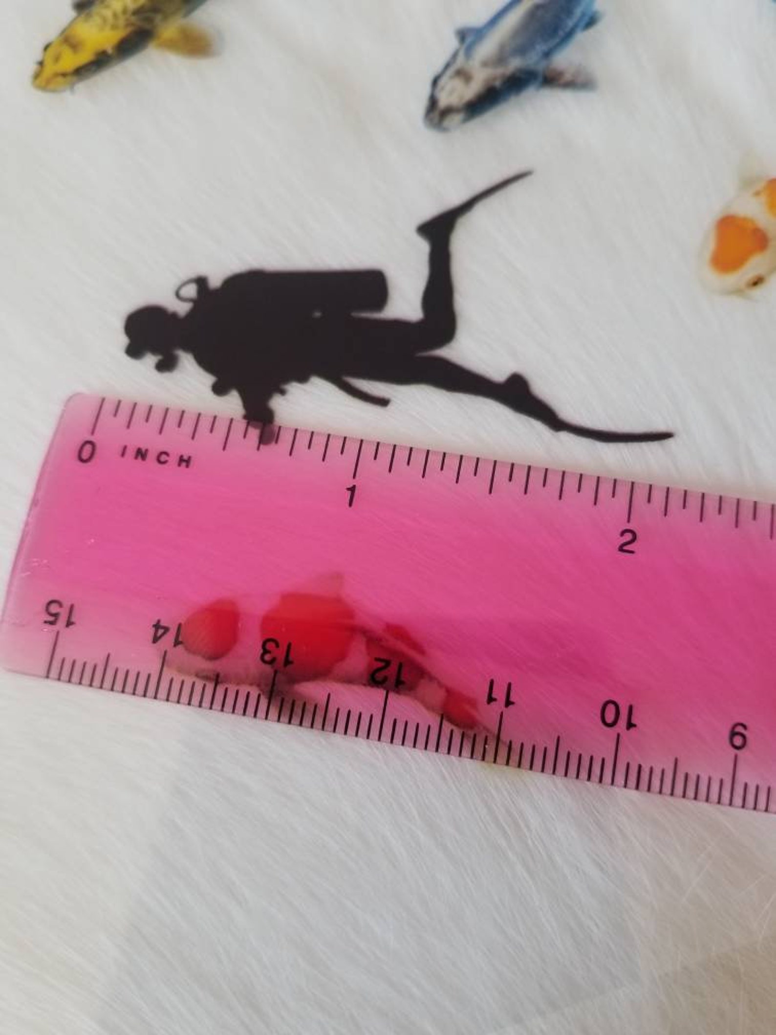 3D Fish (30MM) Clear Transparent Film,goldfish and Fishman, Film 4 UV ...