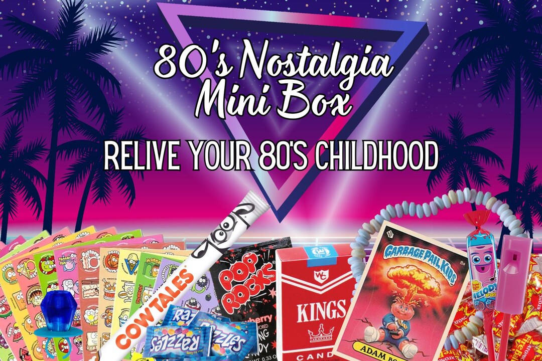 Mini 80s Nostalgia Box - Mini Size - Relive Your 80's Childhood - 80s ...
