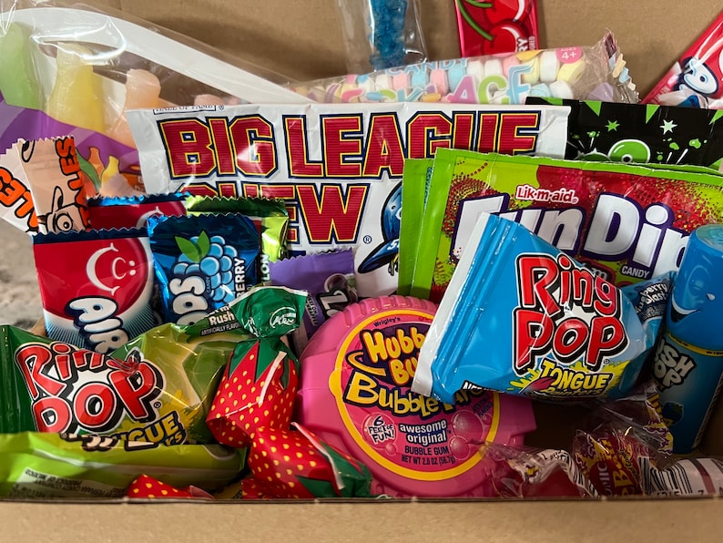 80s Candy Mystery Box Experience Nostalgic Snacks 80s Nostalgia Candy ...