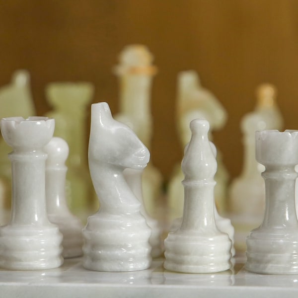 Stone Chess Set - Etsy