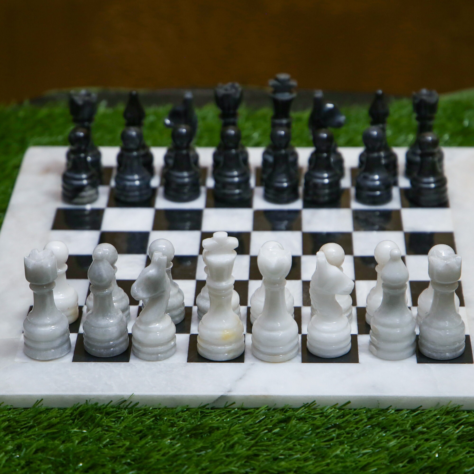 Handmade Marble Chess Set – Stone Chess Pieces, Housewarming Gift - Etsy