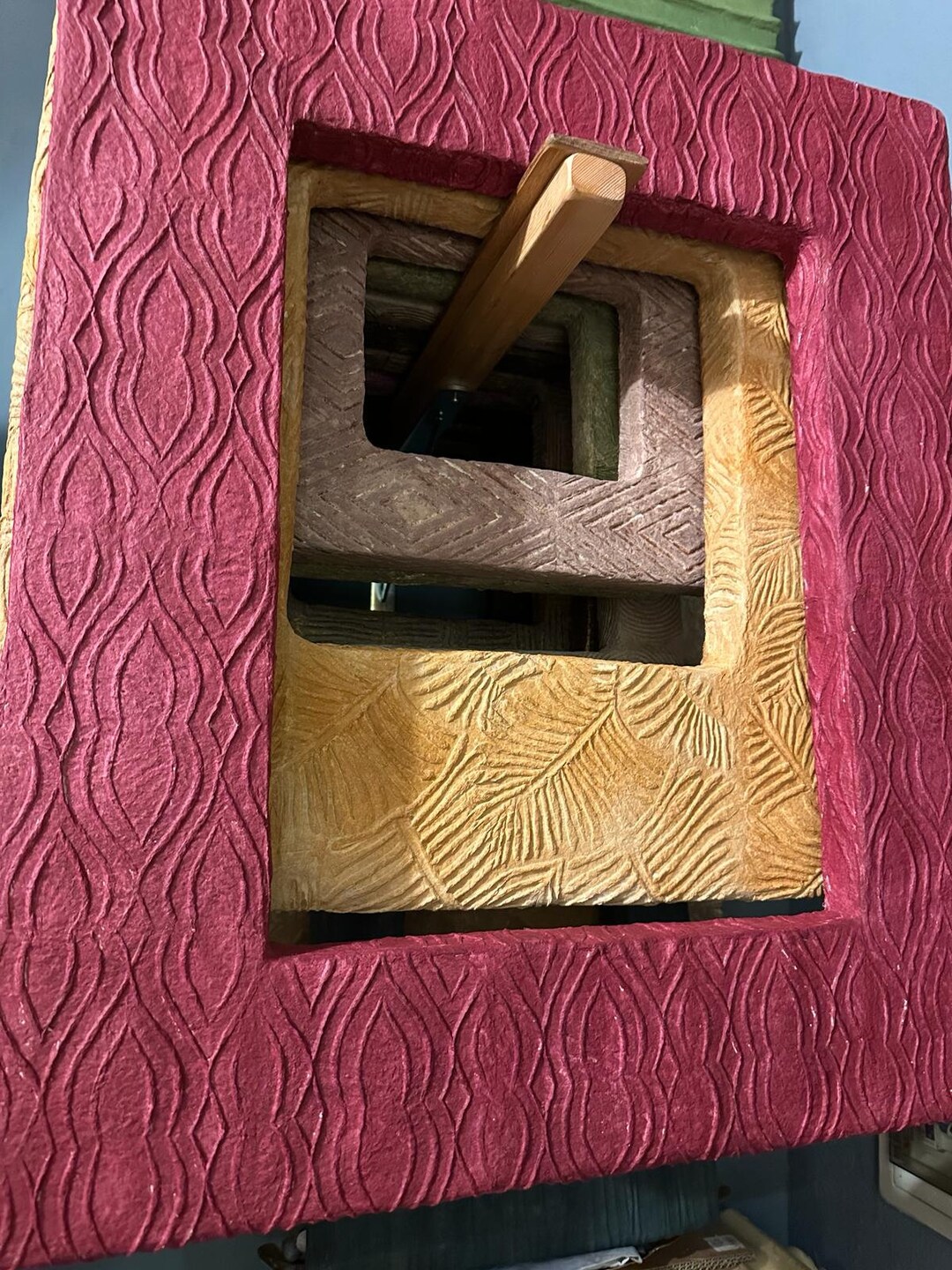 Symphonie Diagonal Ruby Frame With Arabesques - Etsy