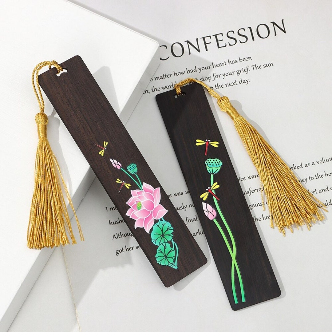 Book Mark Wooden Bookmark Cute Unique Small Bookmarks - Etsy