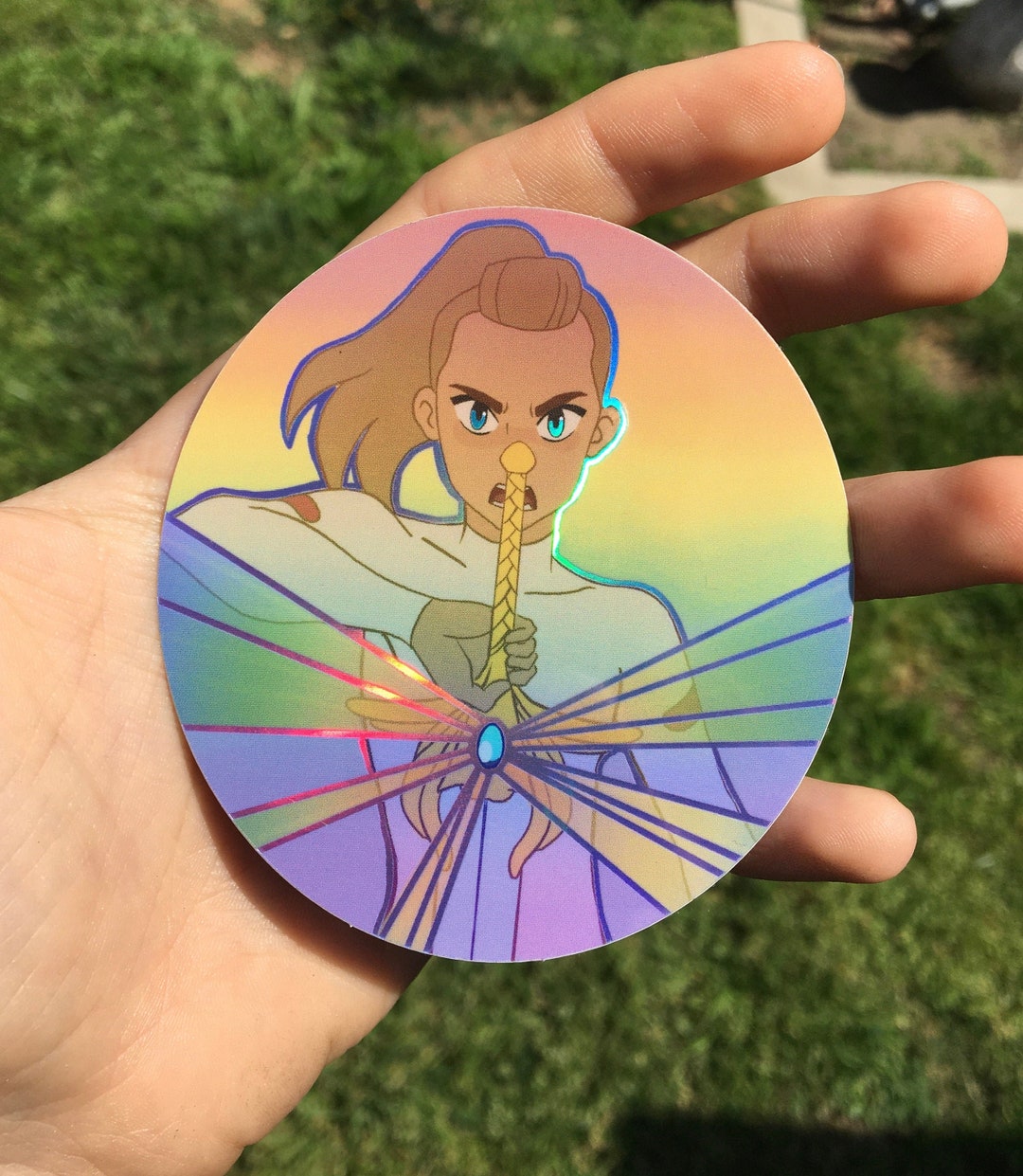 She-ra Adora Rainbow Holographic Sticker - Etsy