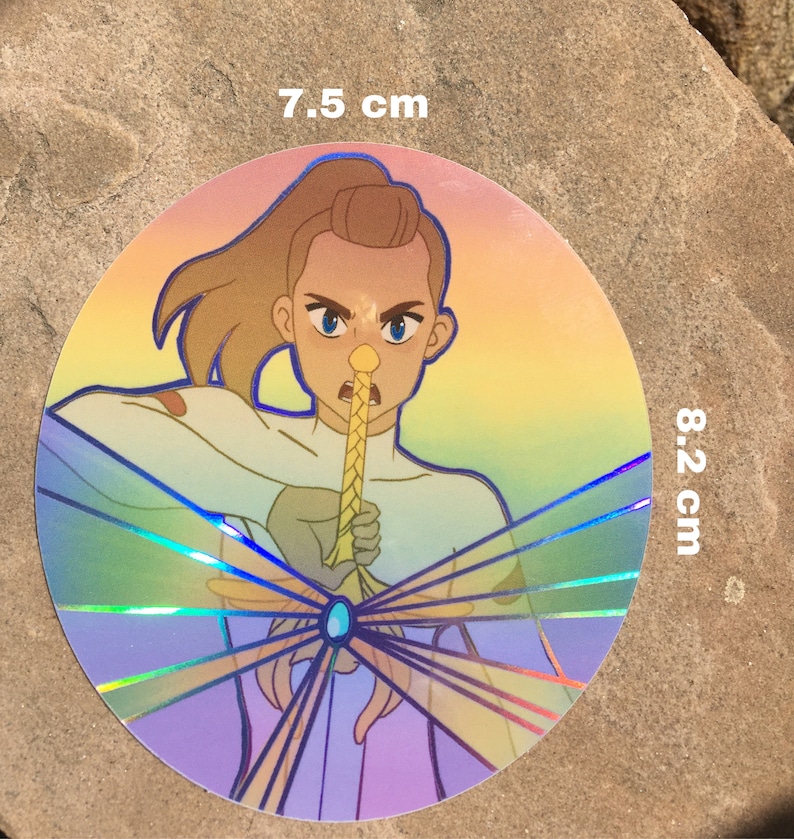 She-ra Adora Rainbow Holographic Sticker | Etsy