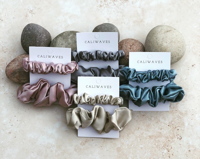 Silk Scrunchies - Etsy UK