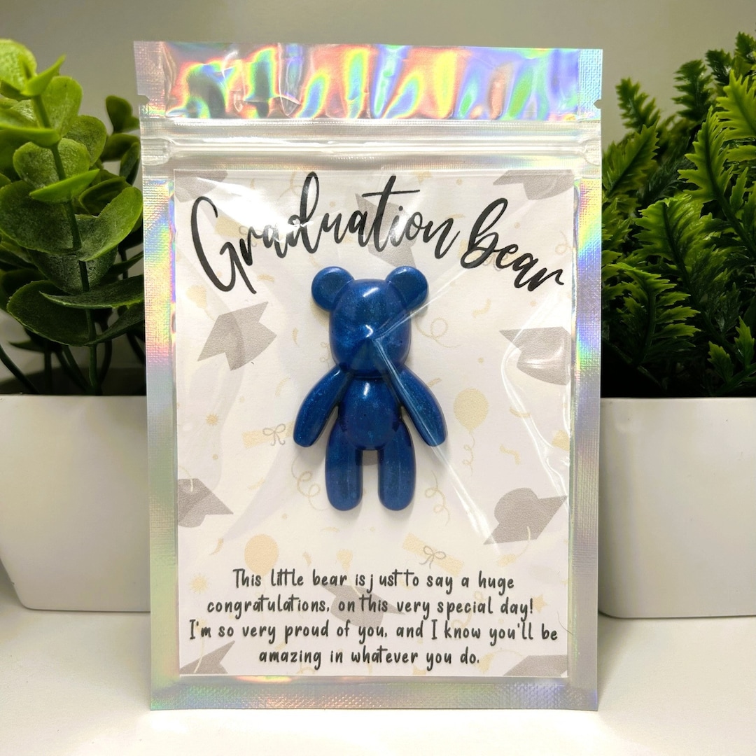 Graduation Pocket Hug Bear, Congrats on Graduating, End of Exams Gift ...