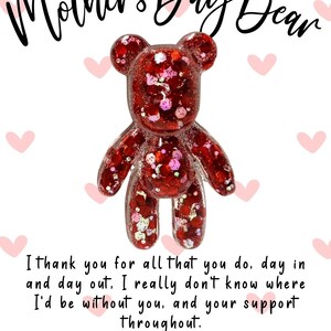 Pocket Bear Hug for Mum, Mothers Day Bear Hug, Sending You a Hug, Thank ...