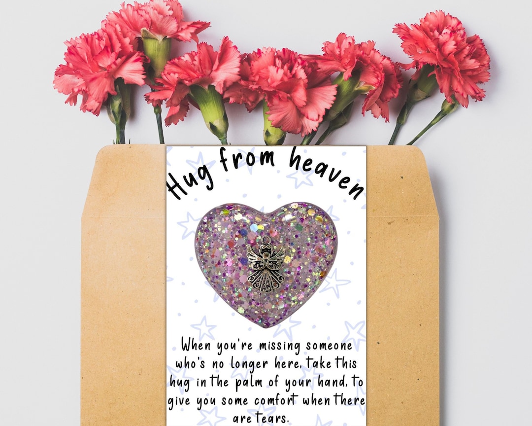 Hug From Heaven, Personalised Pocket Hug From Heaven, Sympathy Gift ...