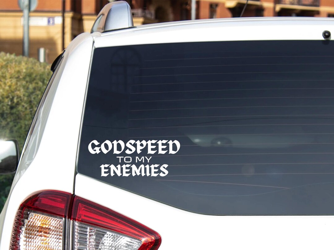 Rock Music Car Sticker, Alternative Car Stickers, Godspeed to My ...