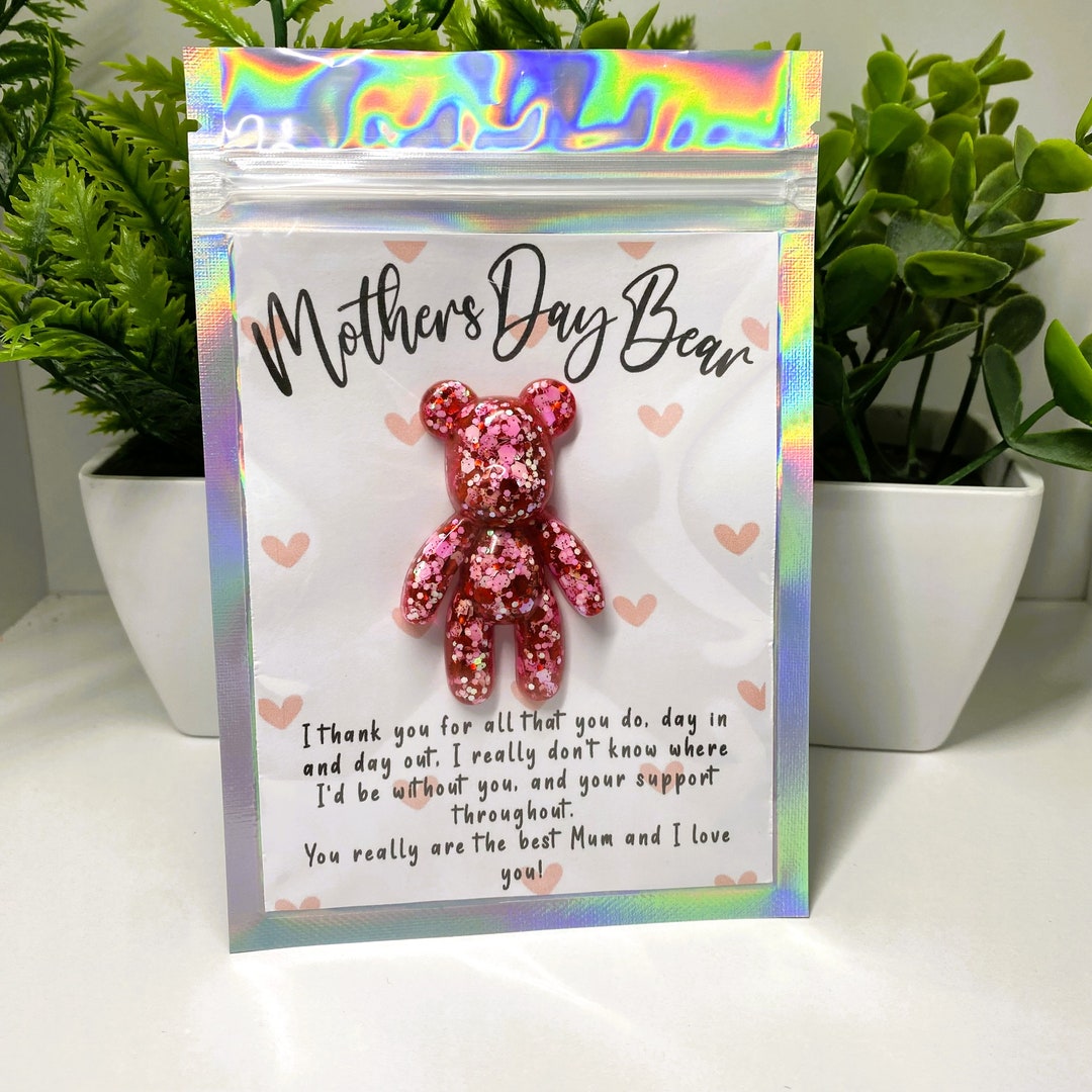 Pocket Bear Hug for Mum, Mothers Day Bear Hug, Sending You a Hug, Thank ...