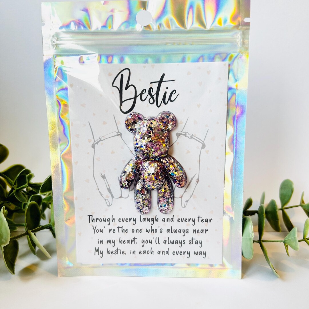 Pocket Hug for Besties, Best Friend Valentines Gift, Pocket Bear Hug ...