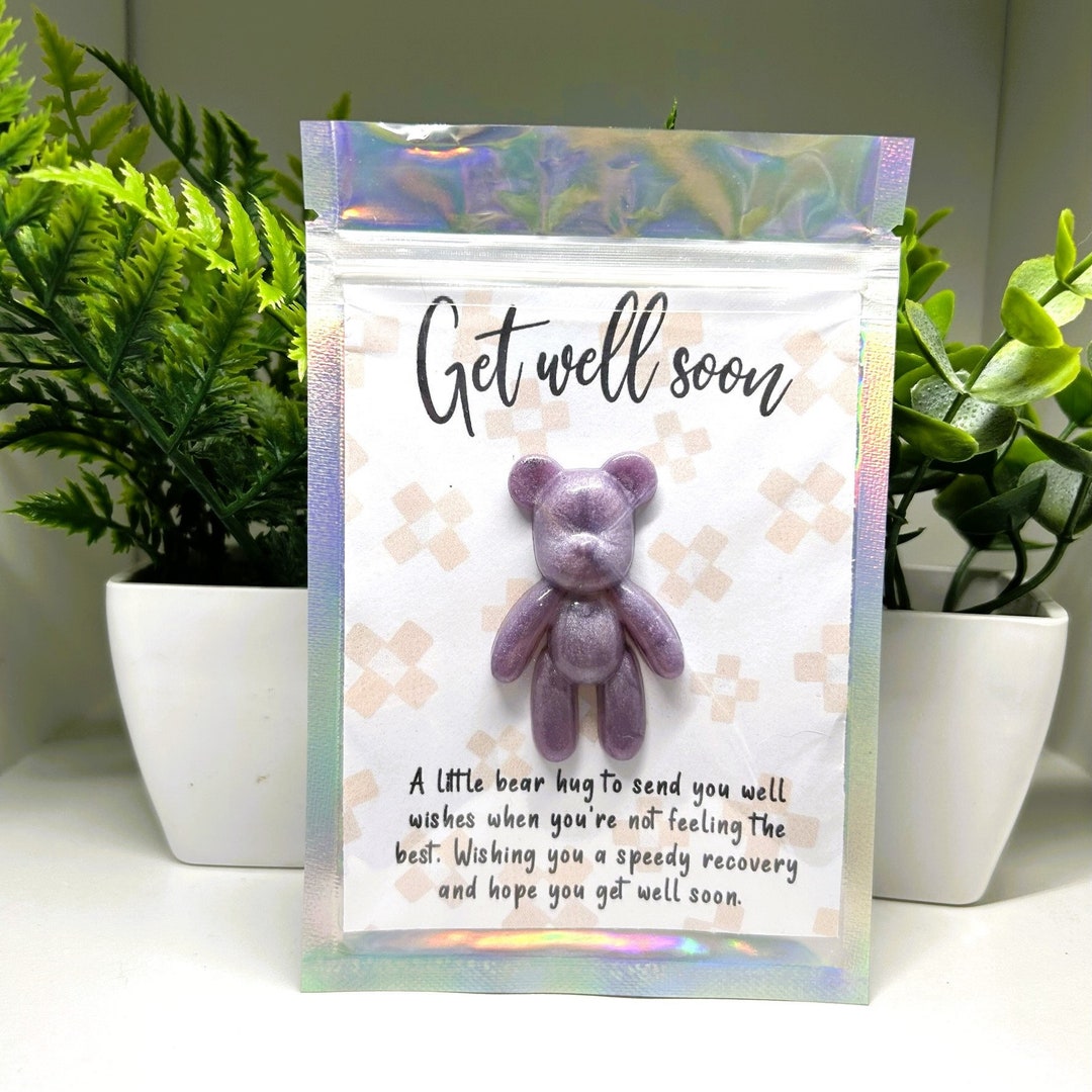 Get Well Soon Pocket Hug, Sending Bear Hugs, Wishing You Quick Recovery ...