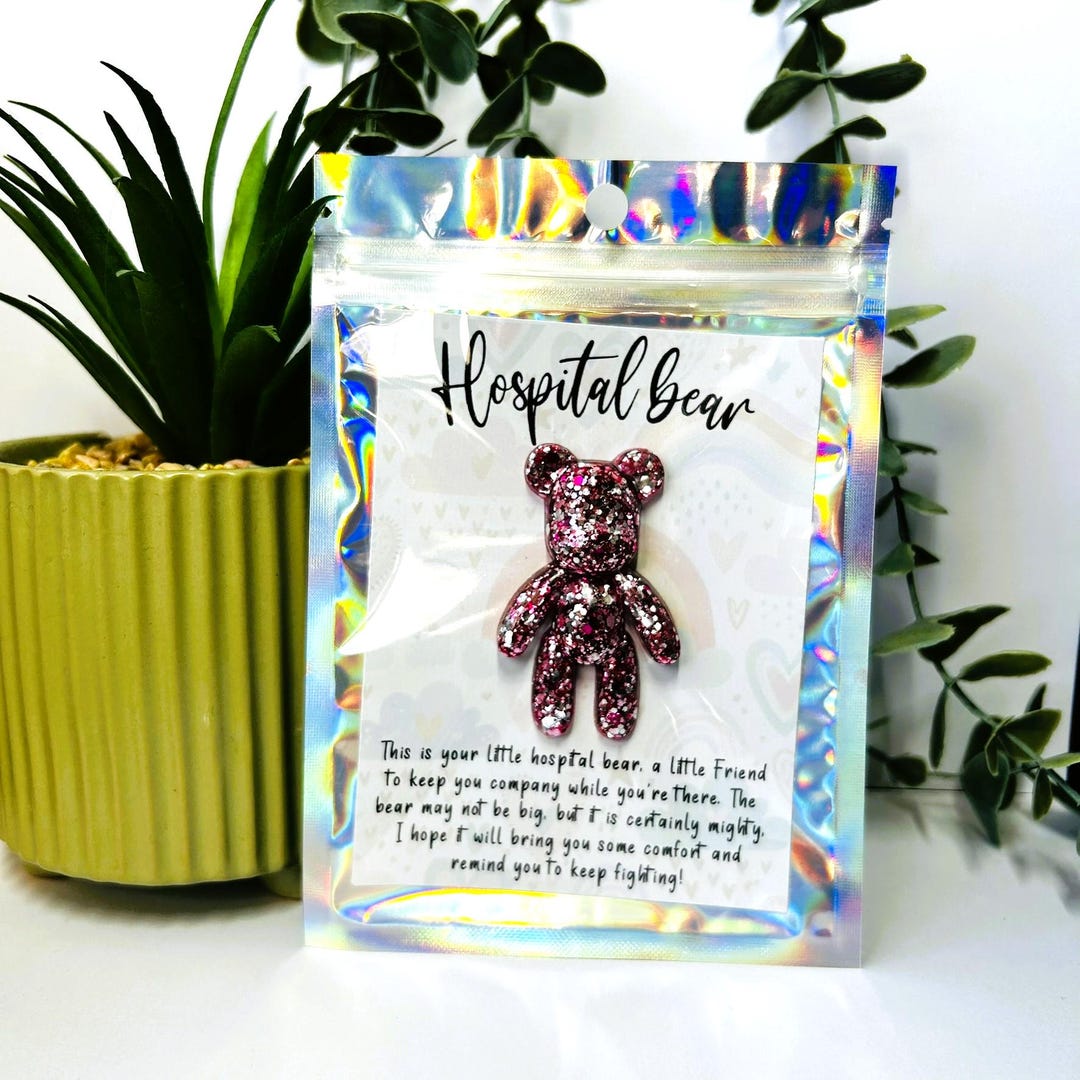 Hospital Buddy, Get Well Soon Bear, Thinking of You Bear Hug, Chemo ...