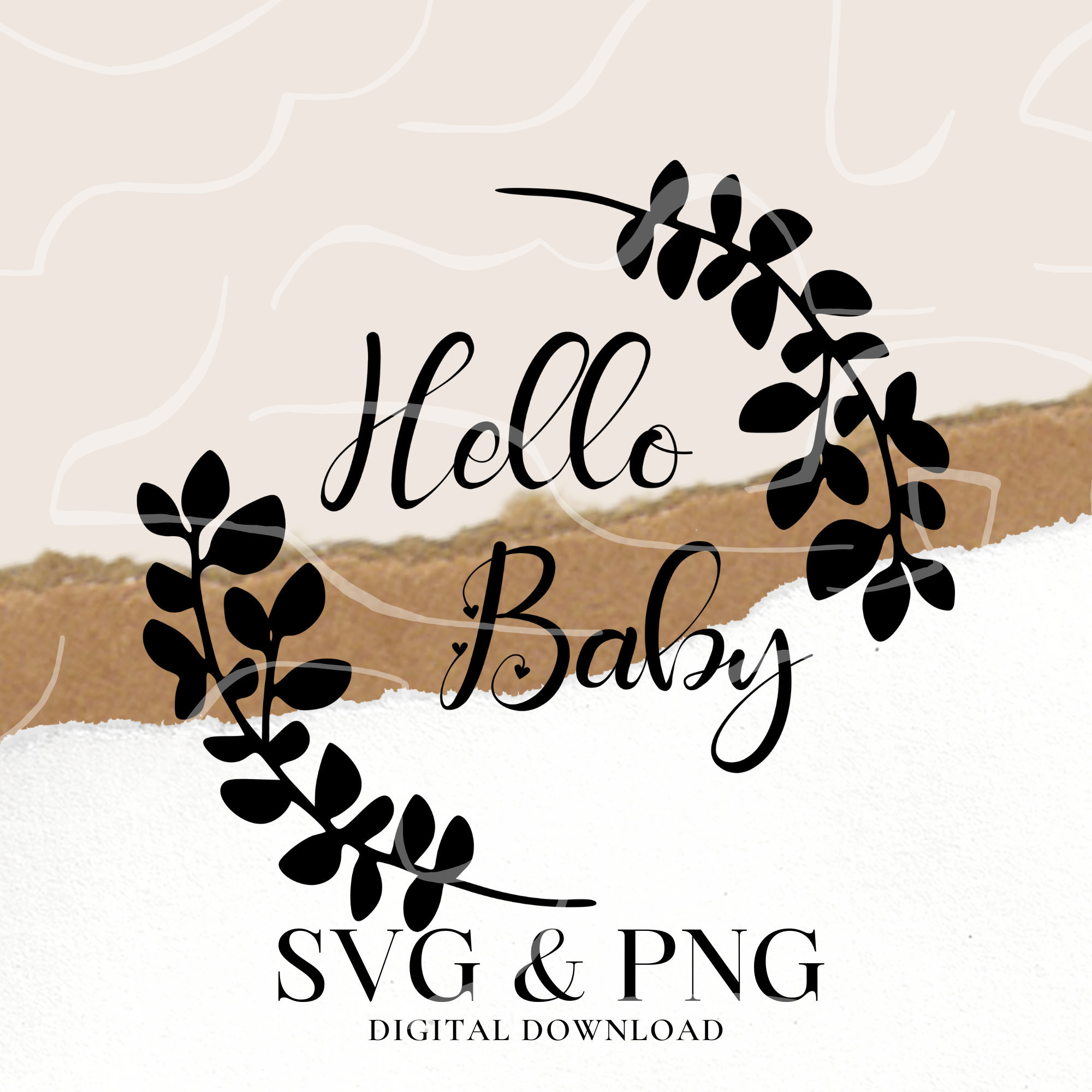 Birth Announcement SVG Hello World SVG Baby Milestone SVG - Etsy
