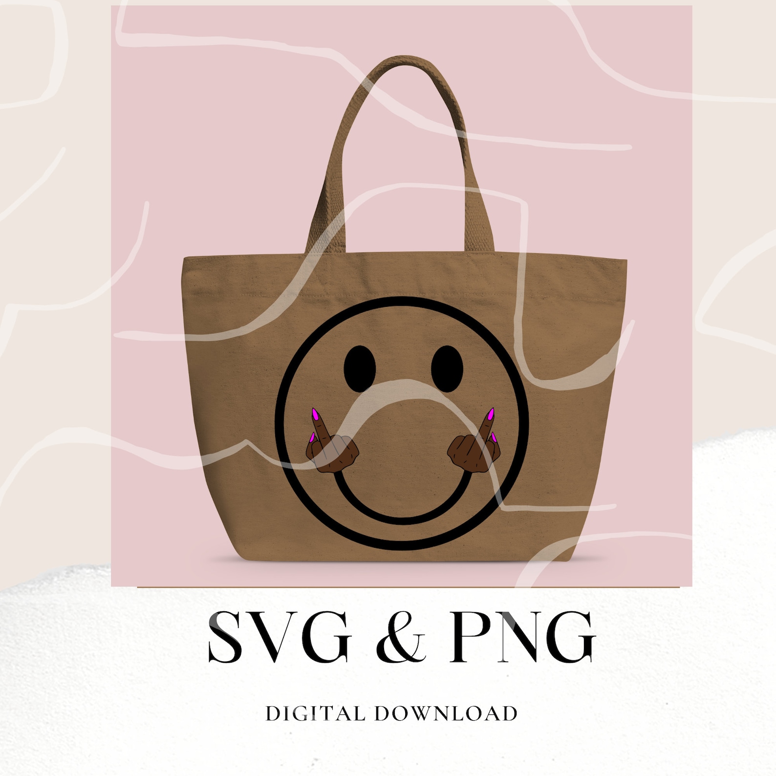 Female Middle Finger SVG Emoji SVG Smiley Face SVG Girl Boss Svg ...