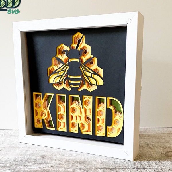 Bee Shadow Box - Etsy