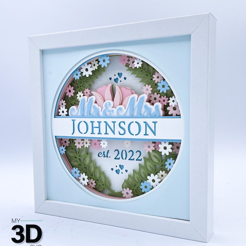 Wedding Shadow Box - Etsy