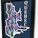3D QUEBEC SVG - Blue Flag Iris Svg - for Cricut - for Silhouette - Etsy