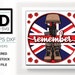 3D UK BATTLEFIELD CROSS Svg - Remembrance Day Shadow Box Svg - Road ...