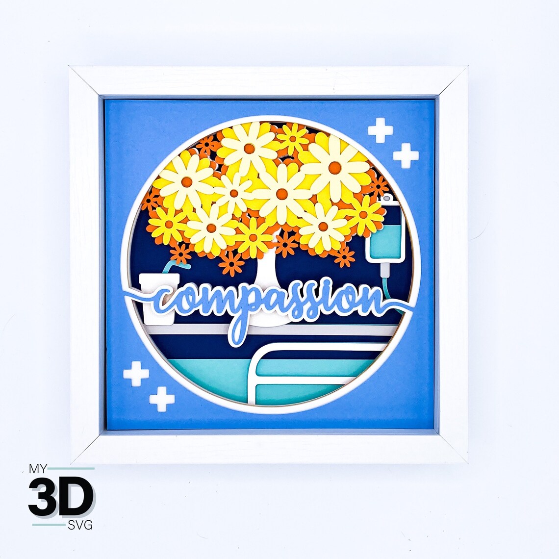 3D COMPASSION SVG Healthcare Worker Svg Nurse Svg Dr Svg - Etsy