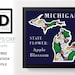3D MICHIGAN SVG - Apple Blossom Svg - for Cricut - for Silhouette - Etsy