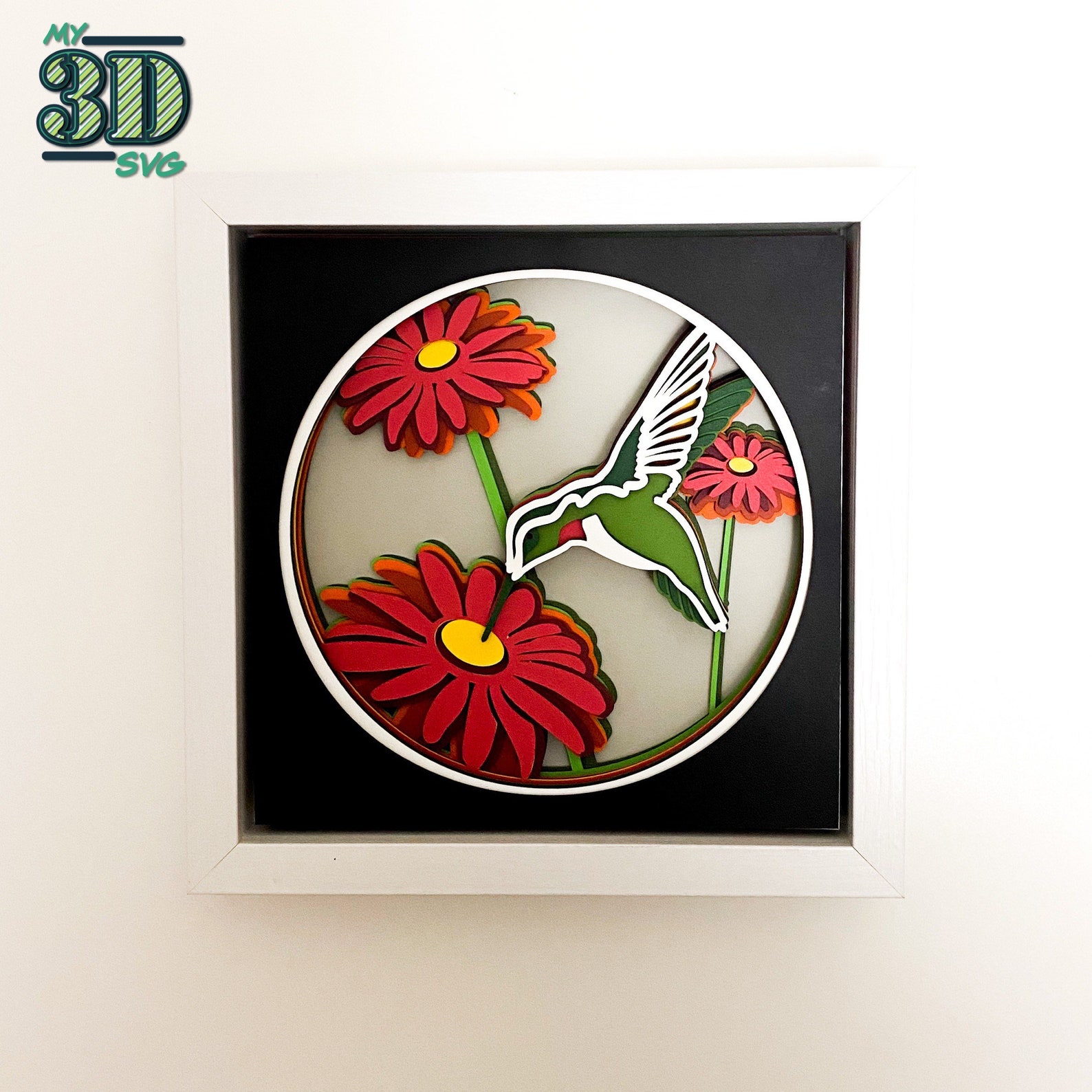 3D Hummingbird SVG Layered Hummingbird Svg Hummingbird - Etsy