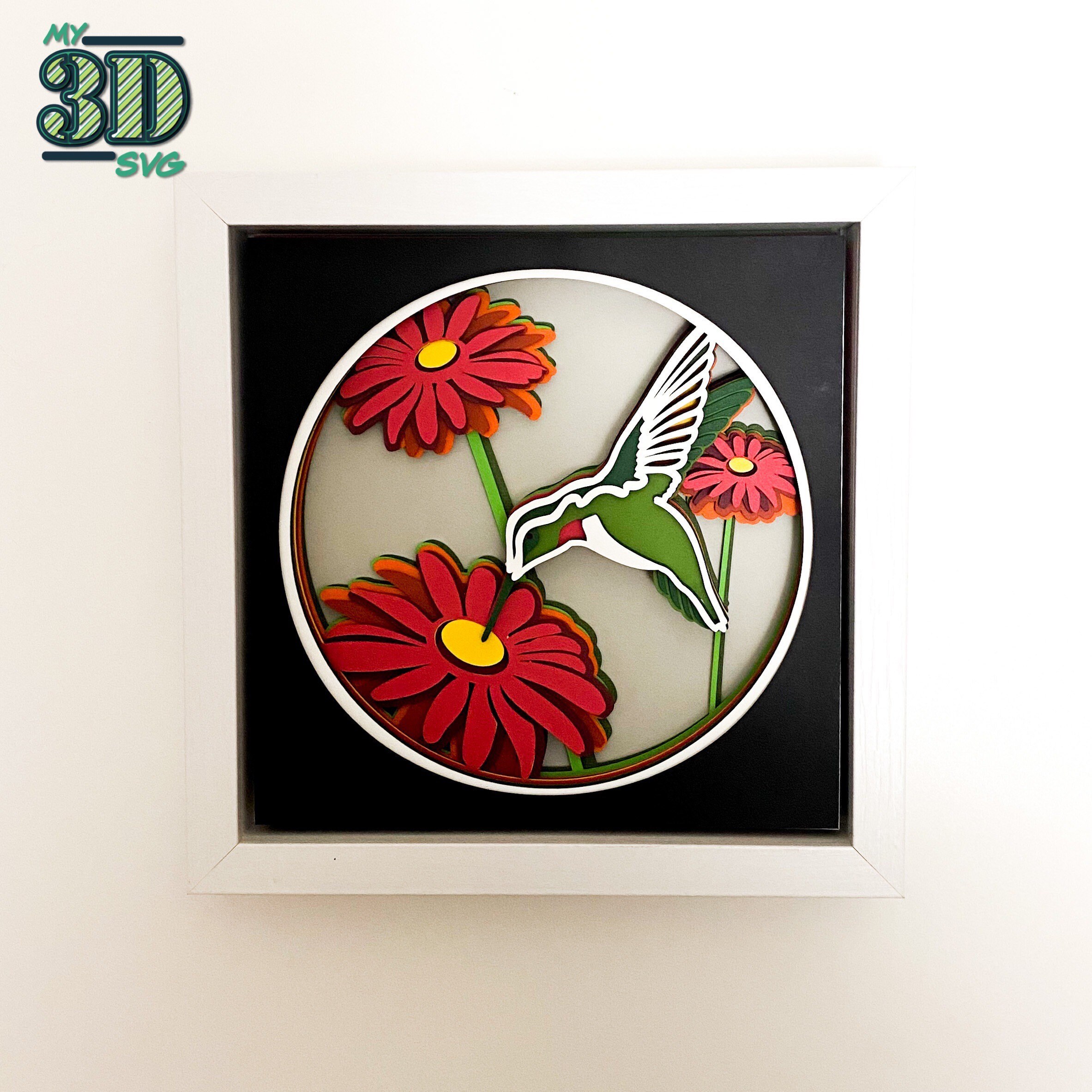 3D Hummingbird SVG Layered Hummingbird Svg Hummingbird - Etsy