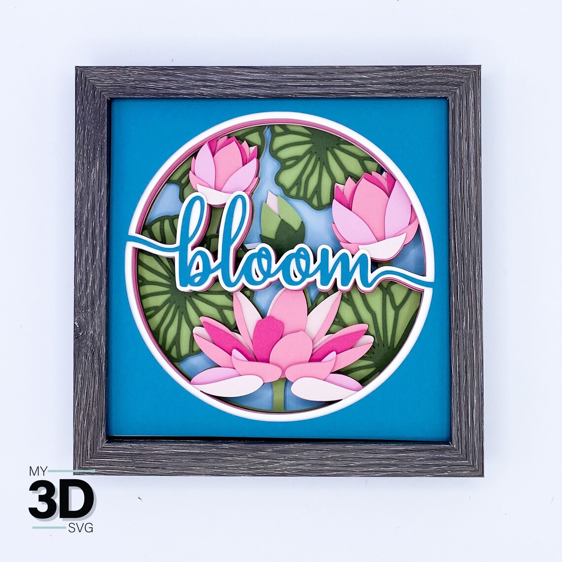 3D BLOOM Shadow Box for Cricut for Silhouette - Etsy