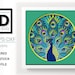 3D PEACOCK SVG - PEACOCK Shadow Box - for Cricut - for Silhouette - Etsy