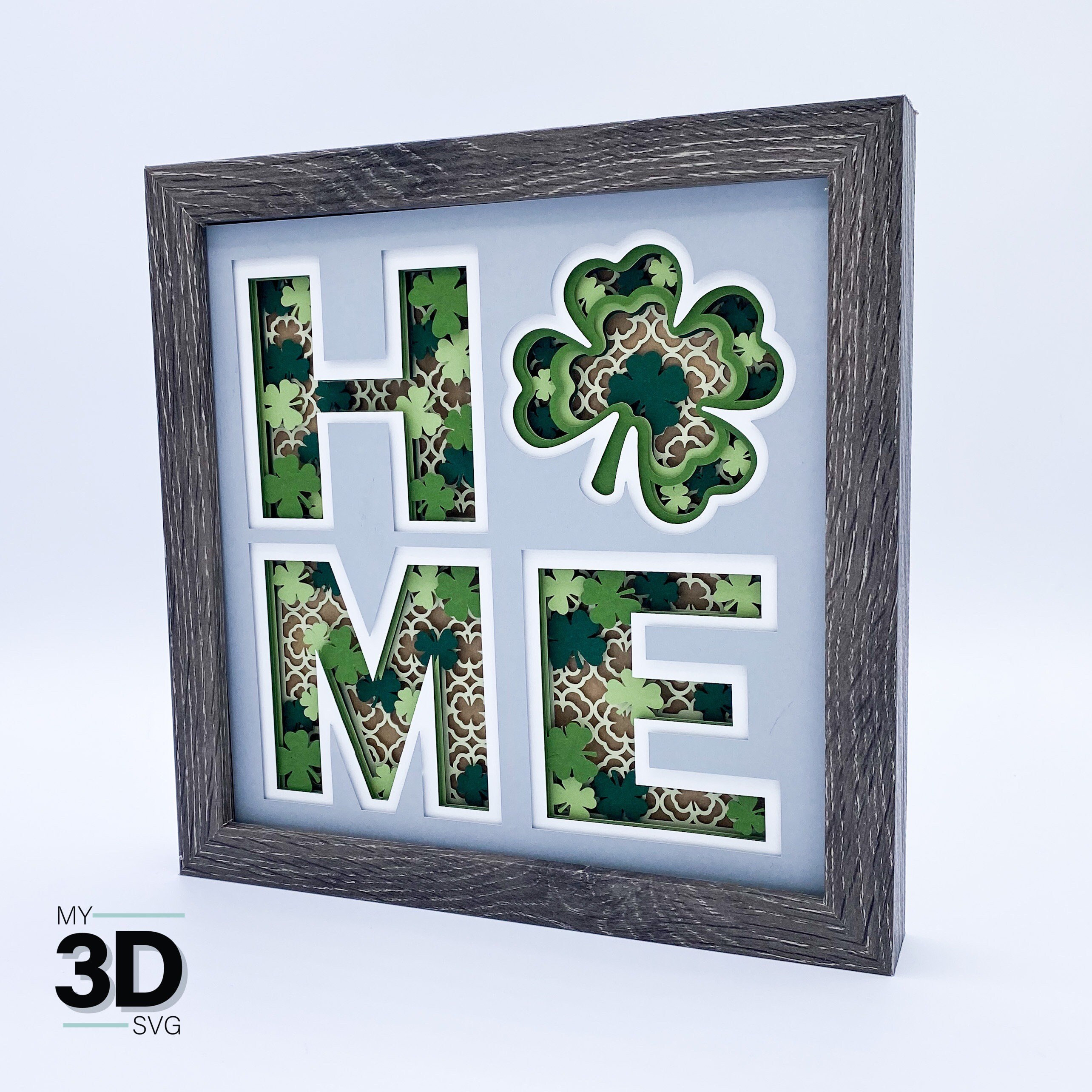 3D St. PATRICK'S Day HOME SVG - for Cricut - for Silhouette - Etsy
