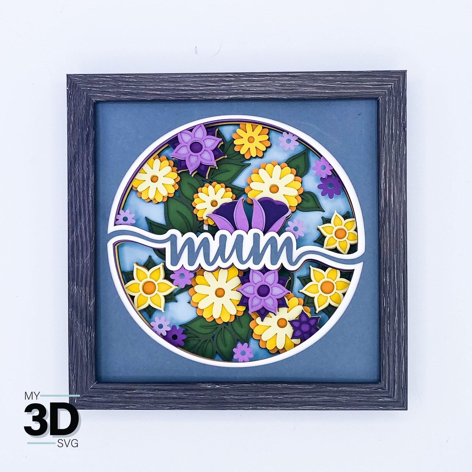 3D Mother's Day SVG Mother Mom Mum Grandma Nana - Etsy