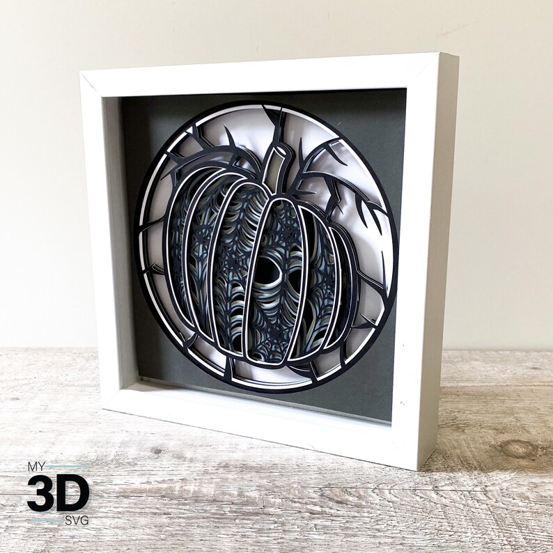 3D SPIDER WEB PUMPKIN Svg - 3D Halloween Svg - 3D Pumpkin Svg - for ...
