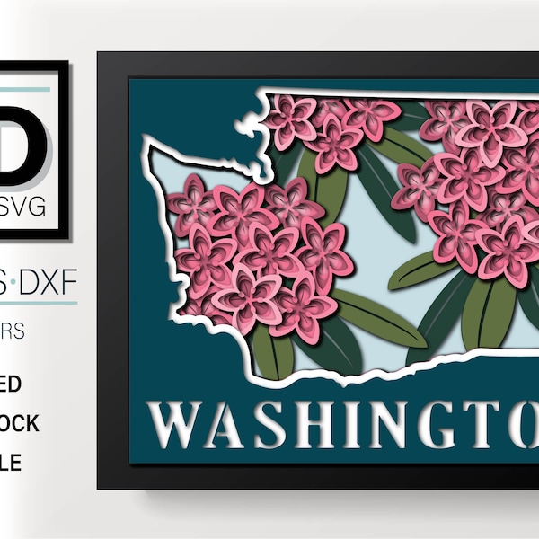 Rhododendron Svg - Etsy