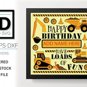 3D LOADS OF FUN Birthday Svg - Boy Birthday Card Svg - for Cricut - for ...