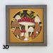 3D FALL MUSHROOMS Svg - Fall Shadow Box Svg - for Cricut - for ...